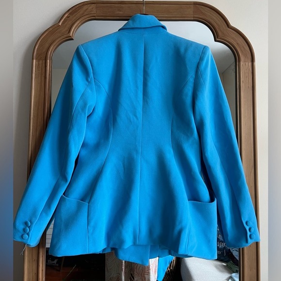House of CB | Jackets & Coats | House Of Cb Lara Robins Blue Double ...